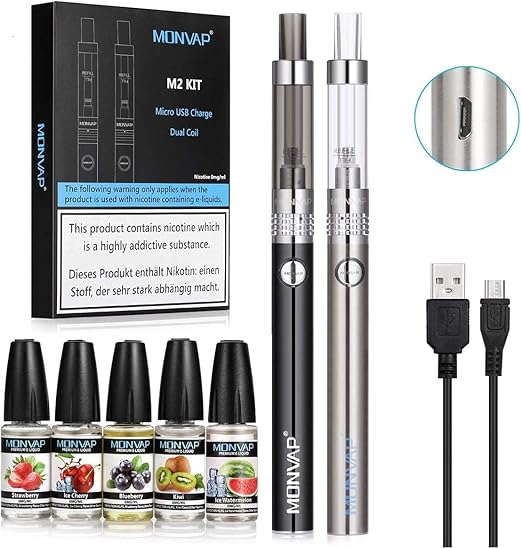 MONVAP Vape Pen Kits Complete, Rechargeable Vapes 900mAh Built-in ...