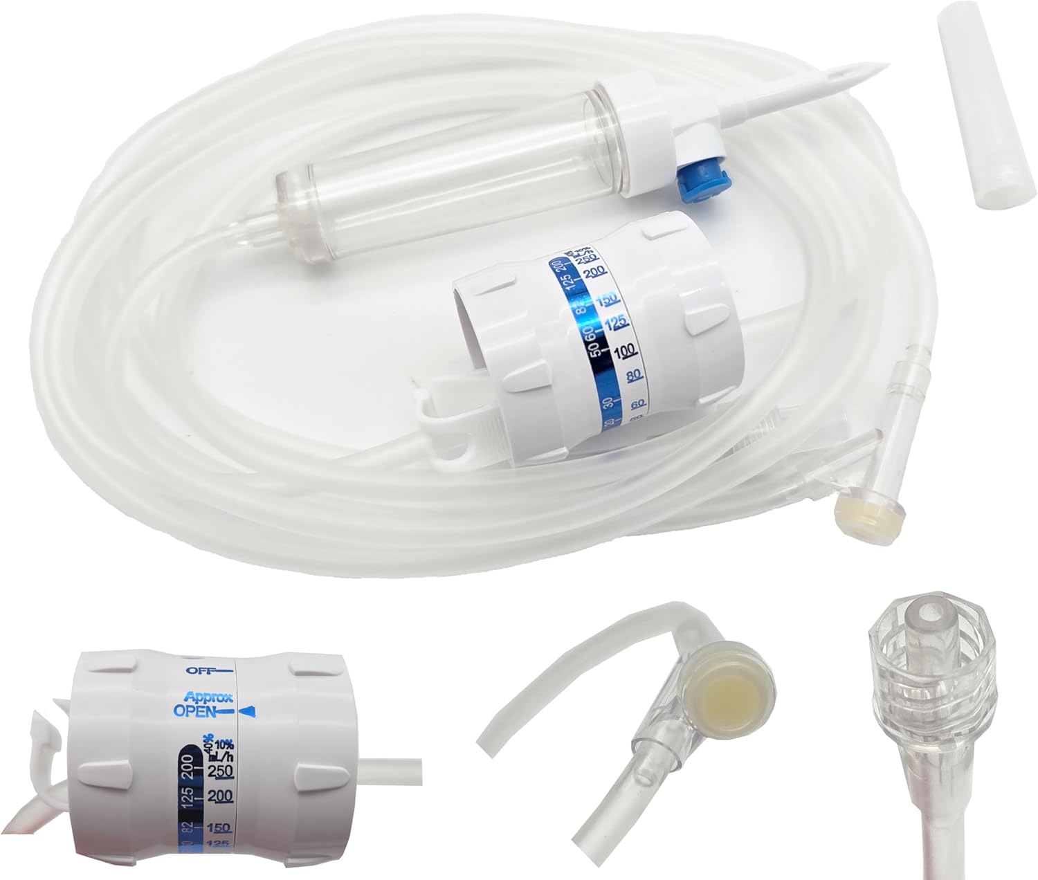 TIGA-MED Infusionsregler mit Präzisions-Drehregler / Tropfenzähler ...