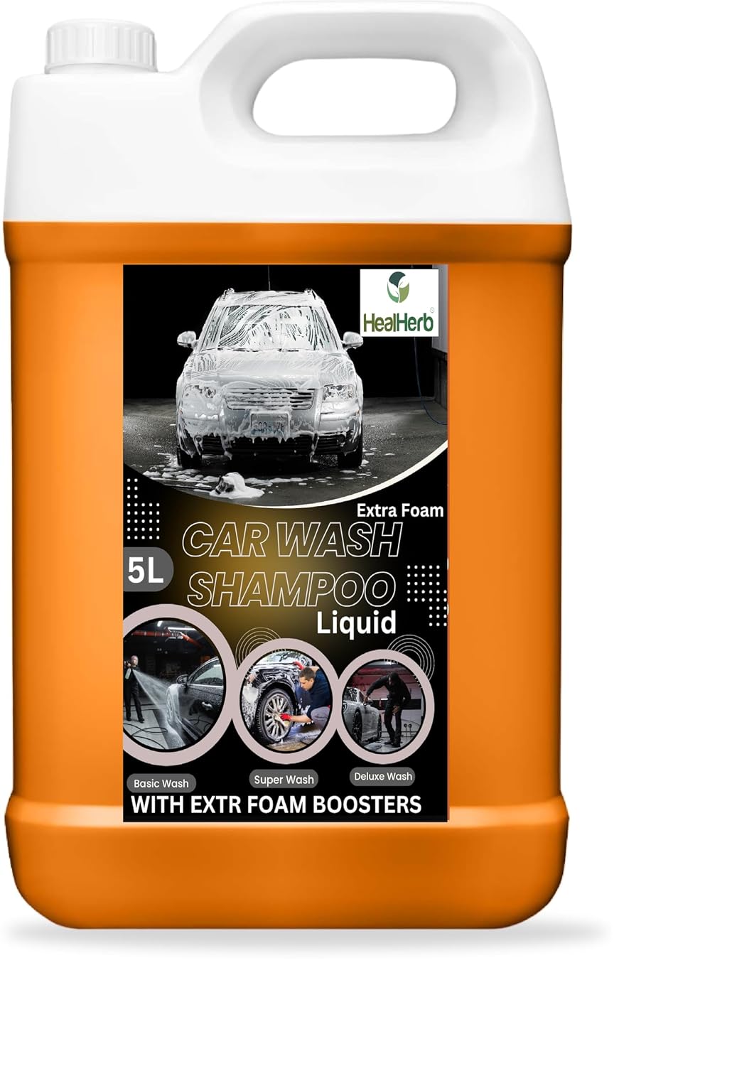 Car Wash Liquid 5000 ML - Foam clean liquid for car & bike - Premium ...