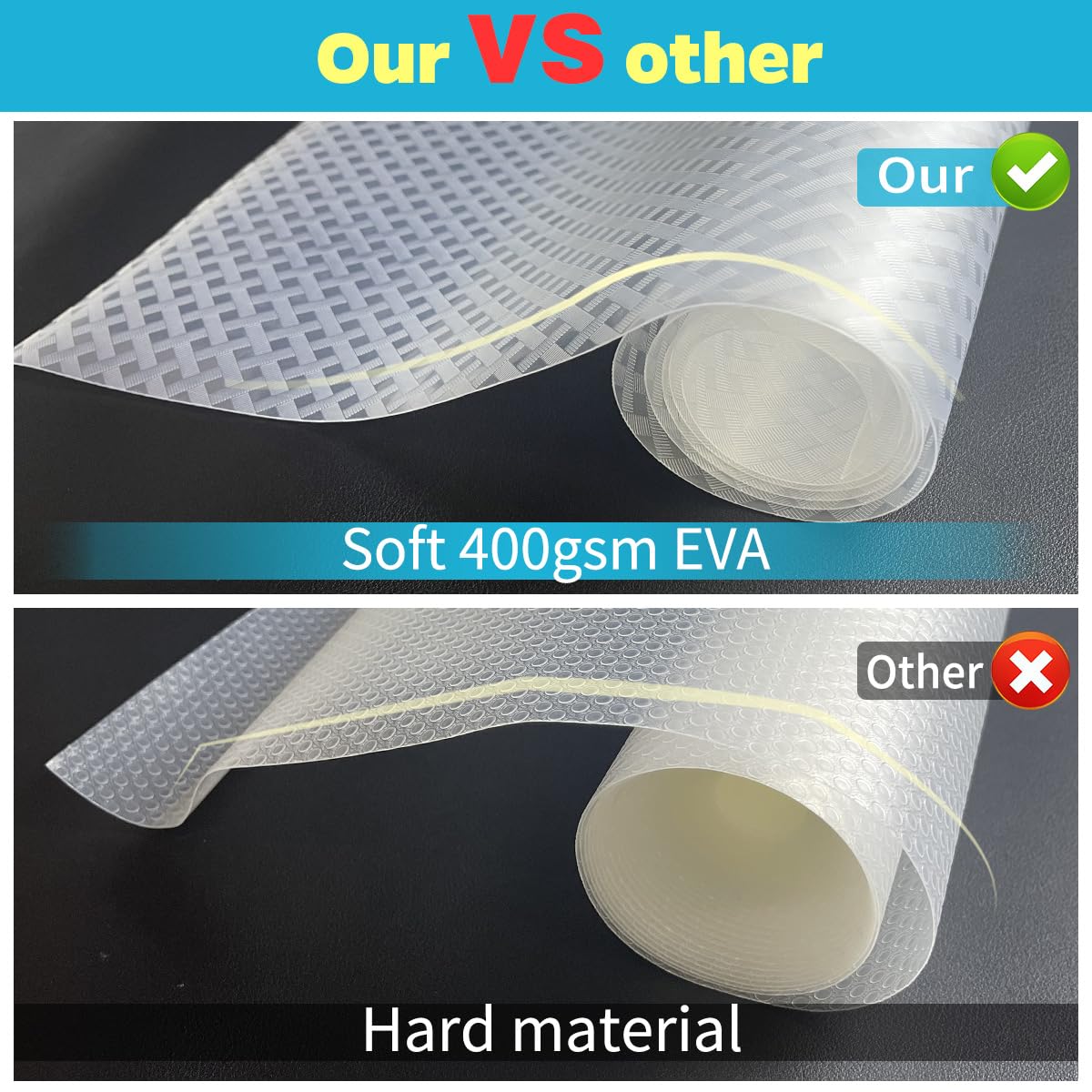 Snapklik.com : Bloss Fridge Liners - Easy To Clean Refrigerator Shelf ...