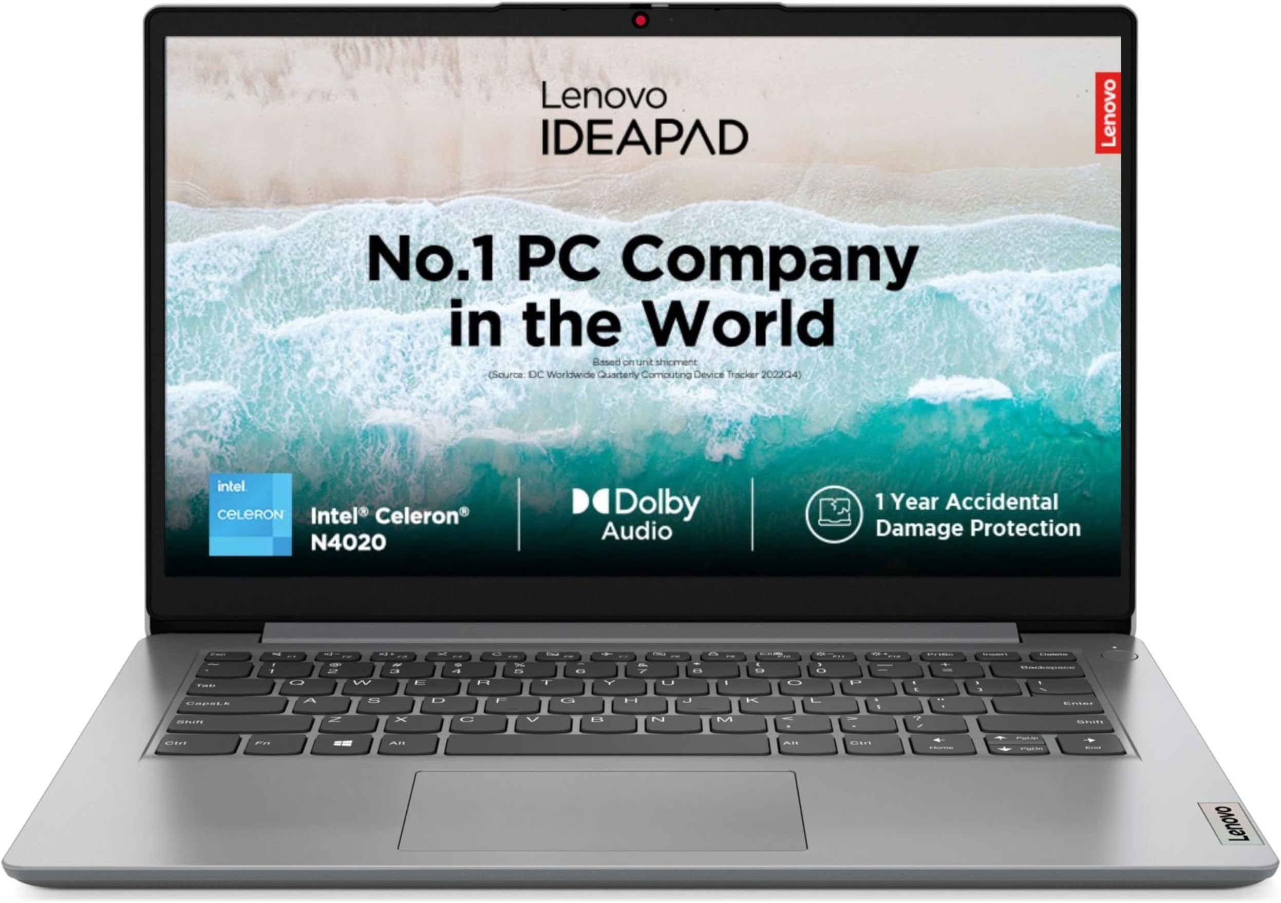 Lenovo IdeaPad 1 Intel Core Celeron N4020 15" HD Thin and Light Laptop ...