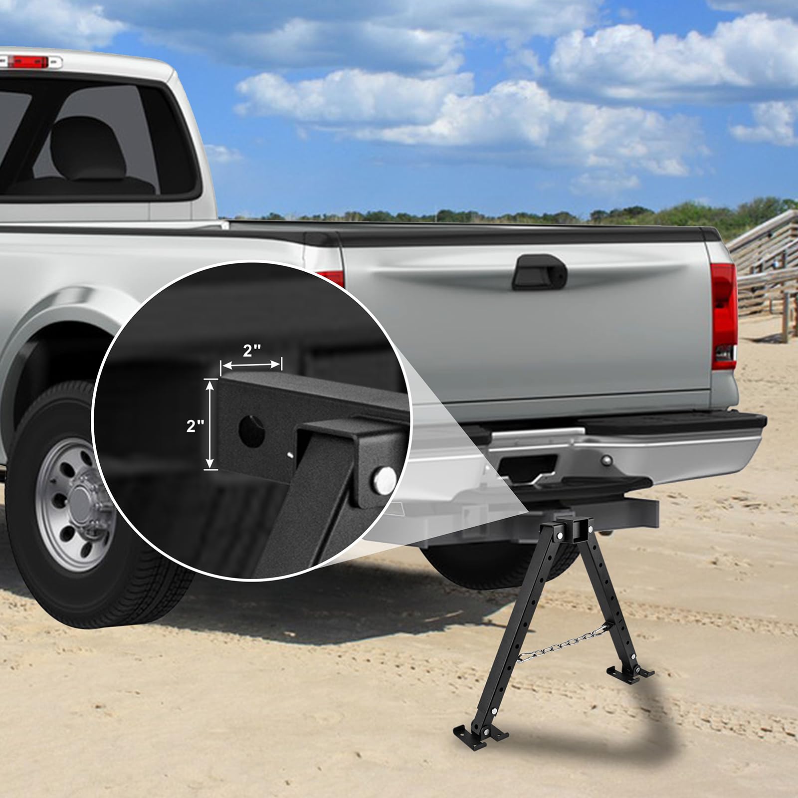Snapklik.com : Hitch Mount Stabilizer ,Fit 2 RV Stabilizer Hitch Stand ...