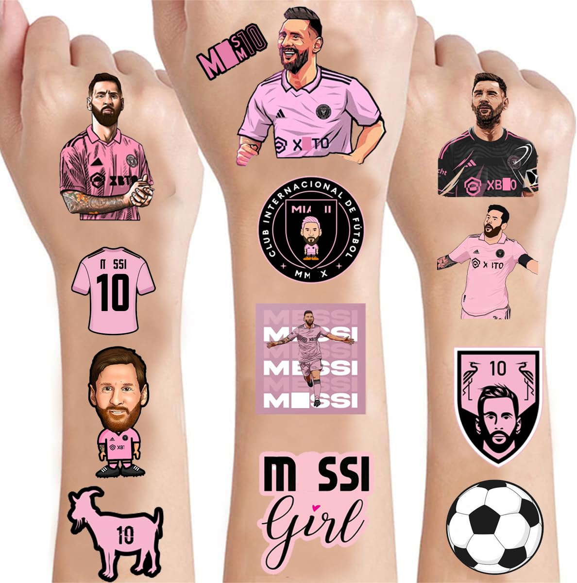 Amazon.com : Temporary Tattoos Stickers, Removable Skin Safe Tattoo ...