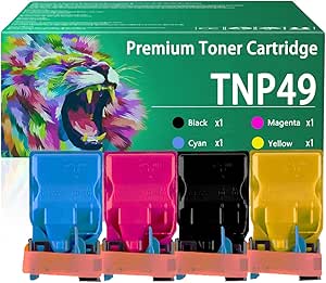 Amazon.com: MUYRJLZX TNP49 Toner Cartridge Compatible for Konica ...