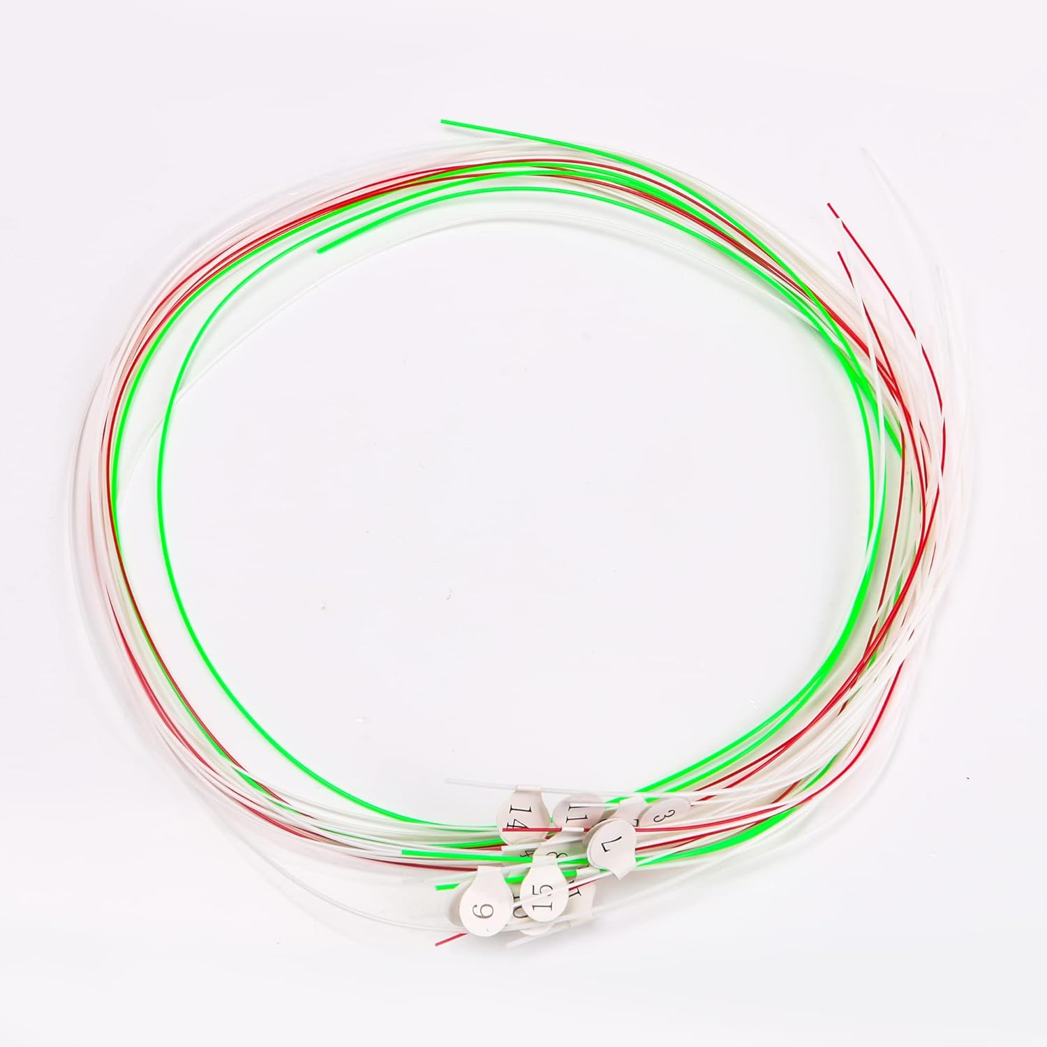 Amazon.com: Lovermusic Multicolor 16 Strings Set Lyre Harp Strings for ...