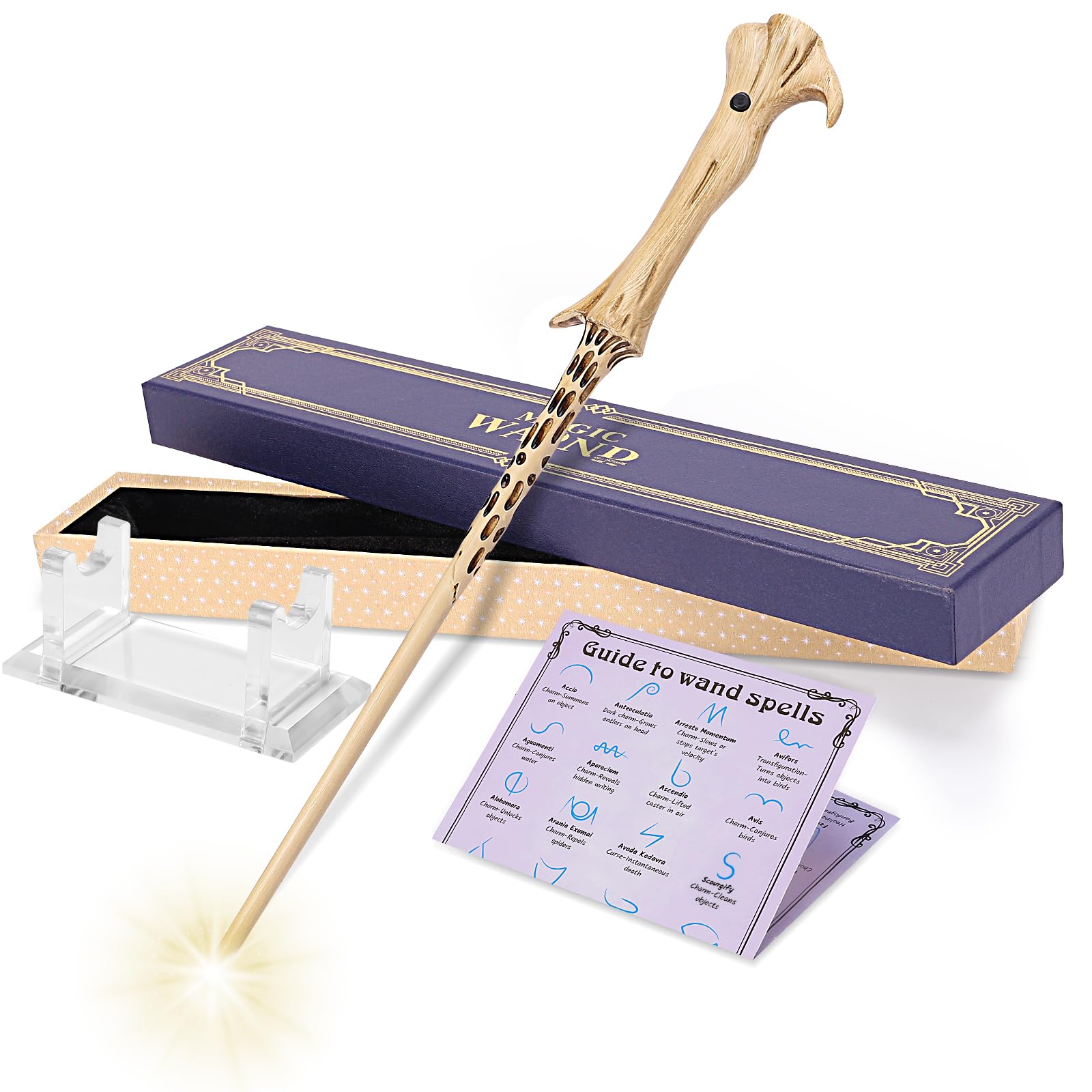 Amazon.com: EnrichFun Light Up Wizard Magic Wand Rechargeable ...