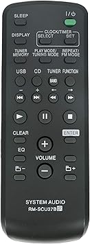 Amazon.com: RM-SCU37B Replaced Remote fit for Sony Mini HI-FI Component ...