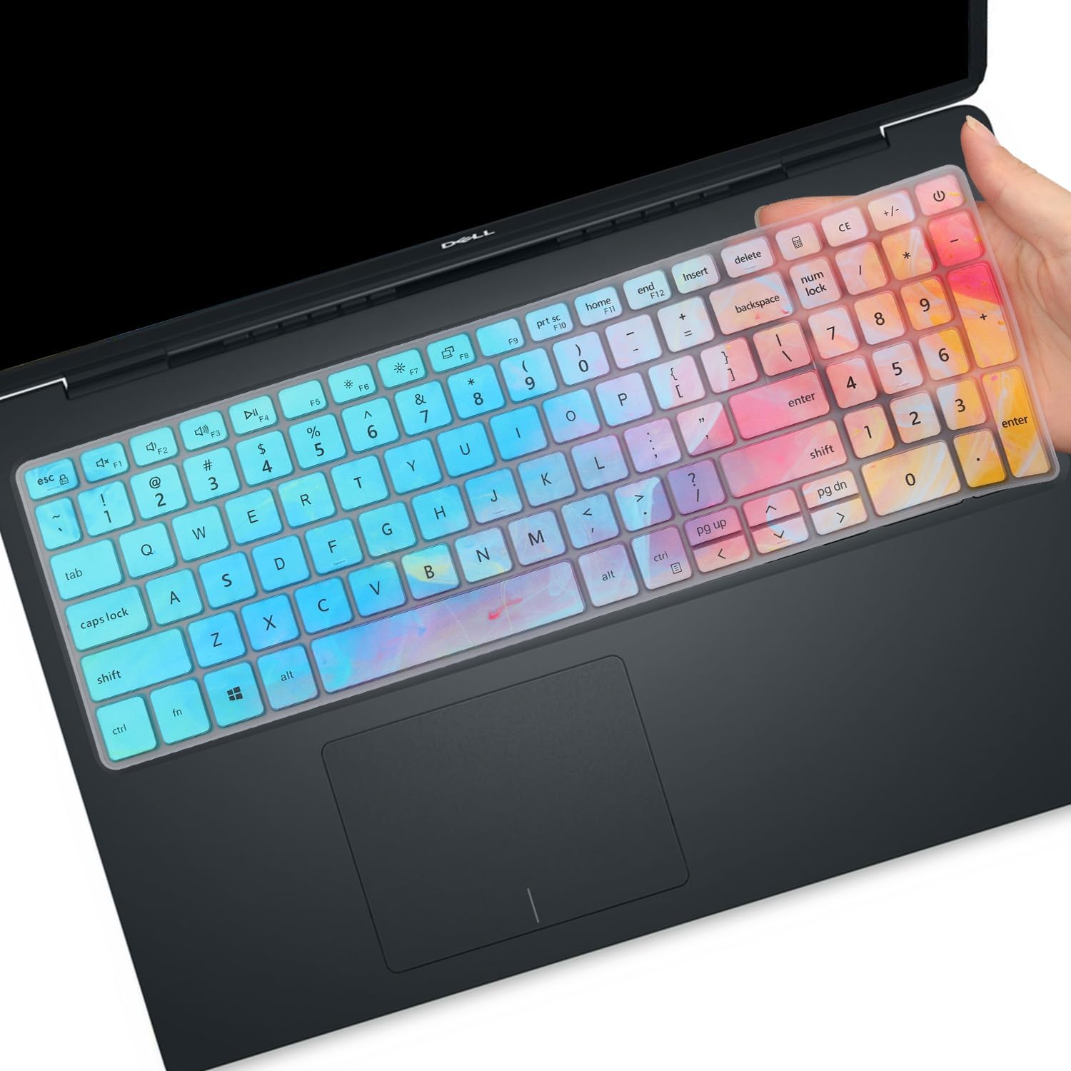 Amazon.com: WSLUCKO Keyboard Cover Skin for 2021 2020 2019 Dell ...