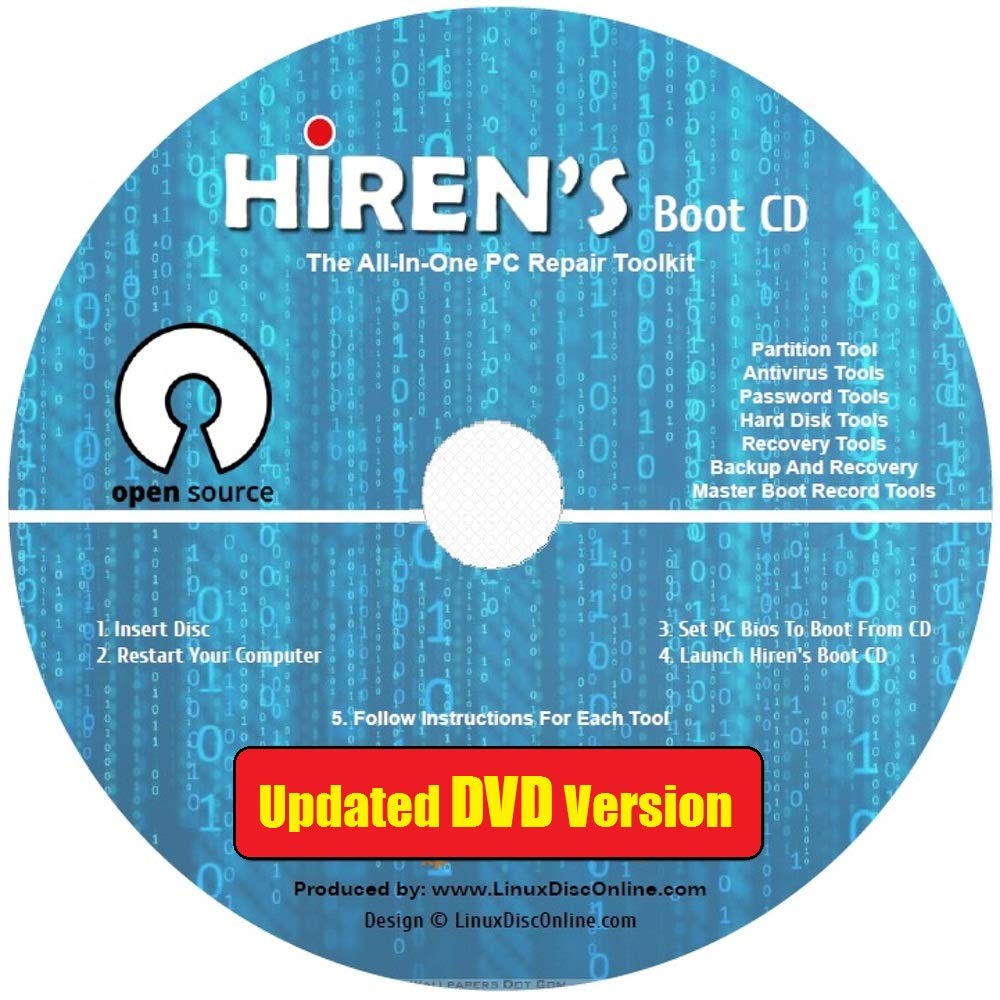 Buy Hirens Boot CD 2014: The All In One PC Repair Toolkit. (Windows Vista, 7 & 8 Repair/Recovery ...