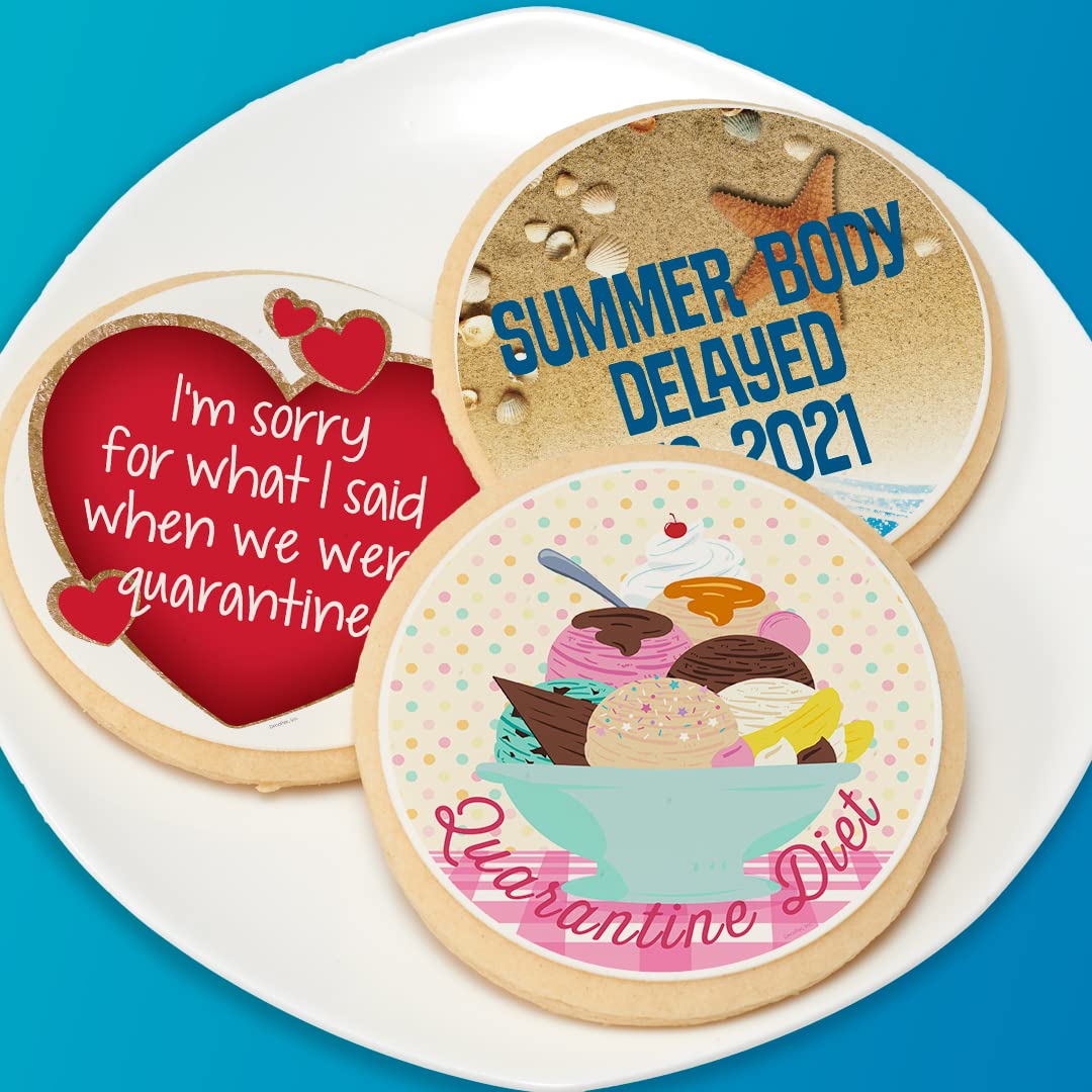 Snapklik.com : PhotoCake Pre-Cut 2" Circles, A4 Frosting Sheets For ...