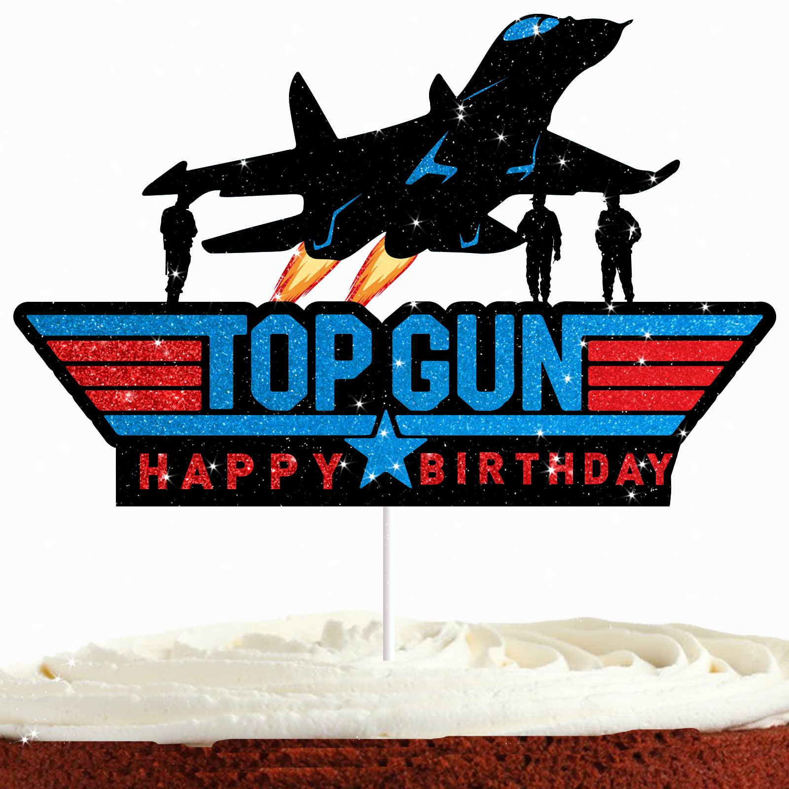 Top Gun Birthday Cake Topper For Boys Men Top Gun | Desertcart KSA