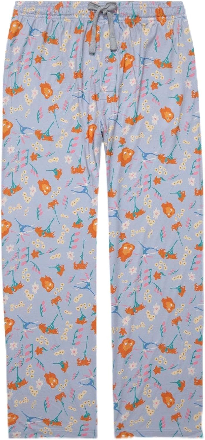 BoxLunch Studio Ghibli Howl's Moving Castle Calcifer Floral Allover ...