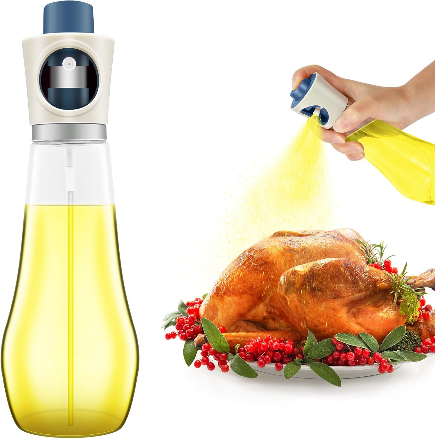 Amazon.com: lozzonkoyaa Olive Oil Spray Bottle, Cooking Oil Sprayer ...