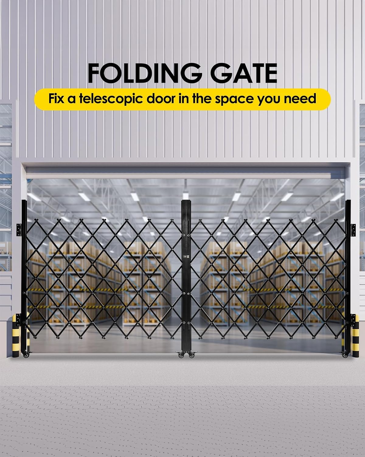 Snapklik.com : Dearlomum Double Folding Security Gate, 78"" H X 144"" W ...