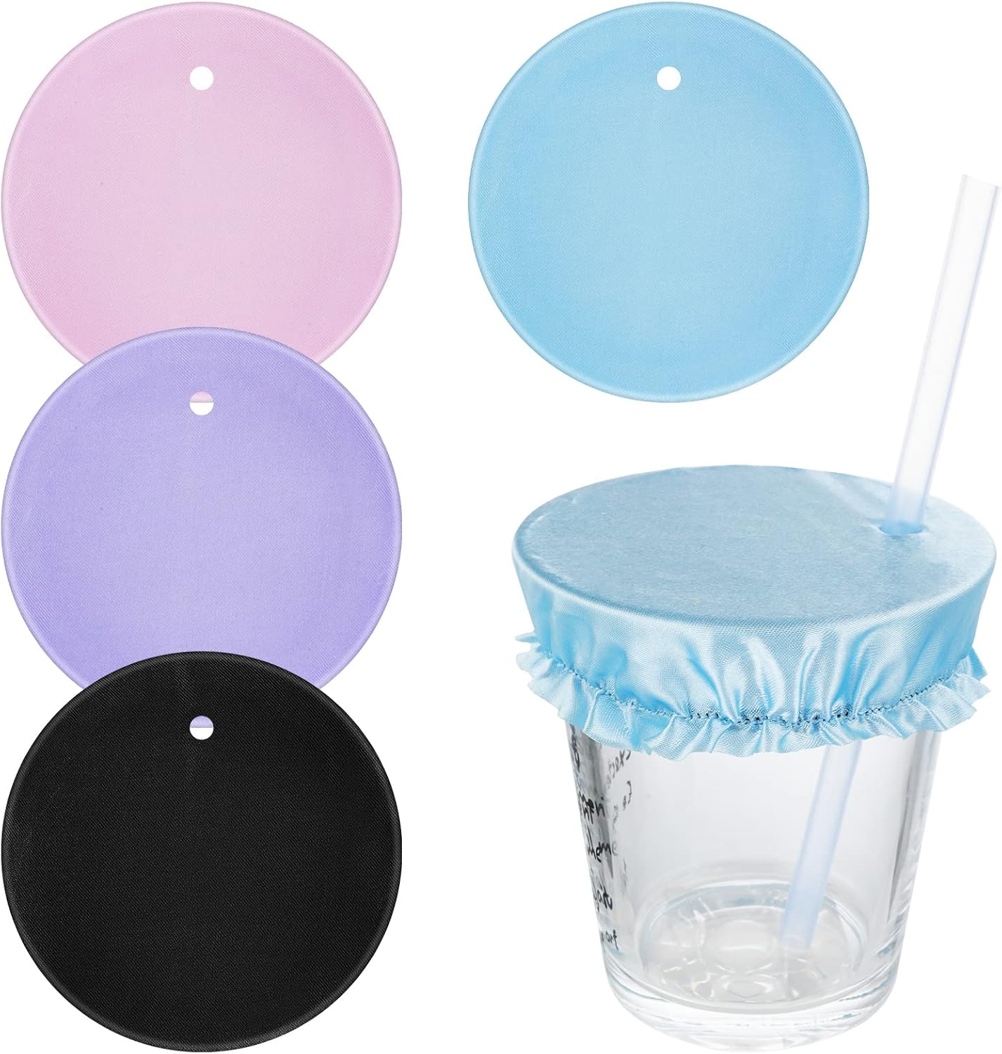 Amazon.com | Lusofie 4 Pack Drink Covers for Alcohol Protection with ...