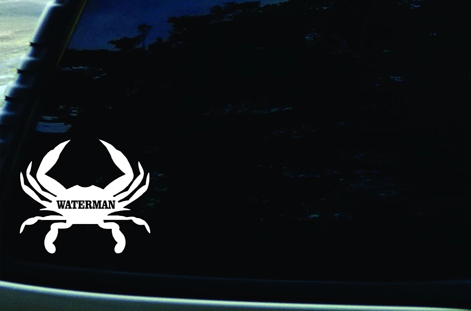 Amazon.com: Southern Fried Decals 5" X 4.5" Waterman Crab Vinyl DIE Cut ...