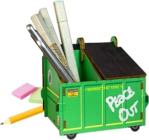 Amazon.com: LYHADA Dumpster Fire Desk Accessories Pencil Holder, Funny ...
