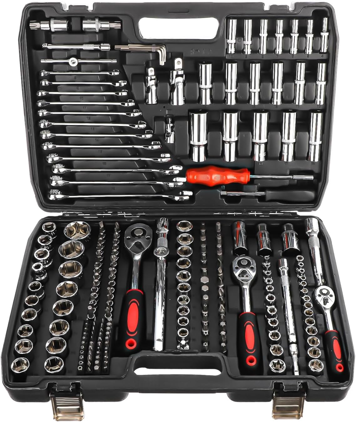 JF HOME BLISS 216 PCS inch Socket Set Ratchet Tool and Case 72 Strong ...