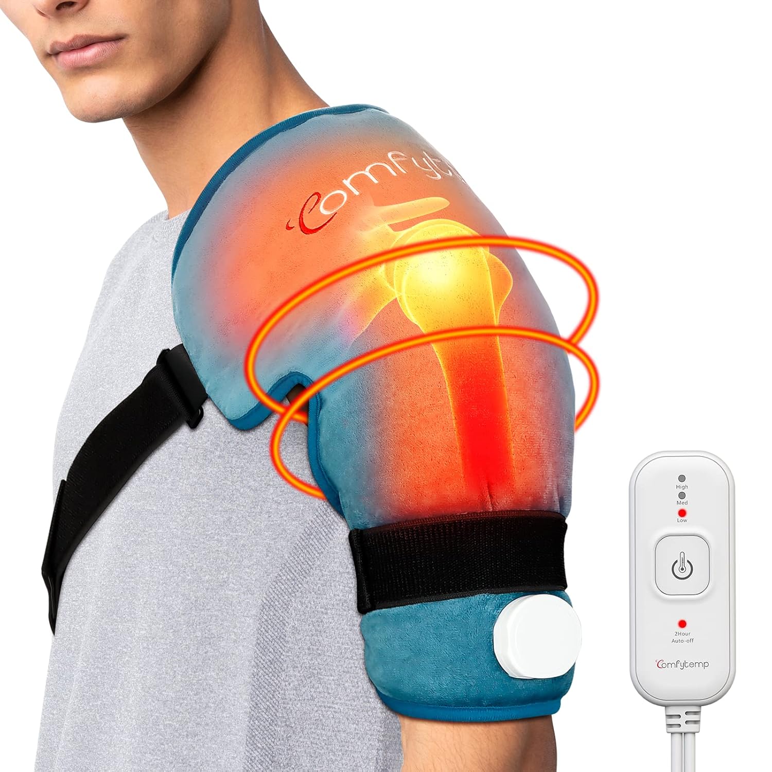 Cordless Heating Pad, Comfytemp Portable Electric Heating Pads ...