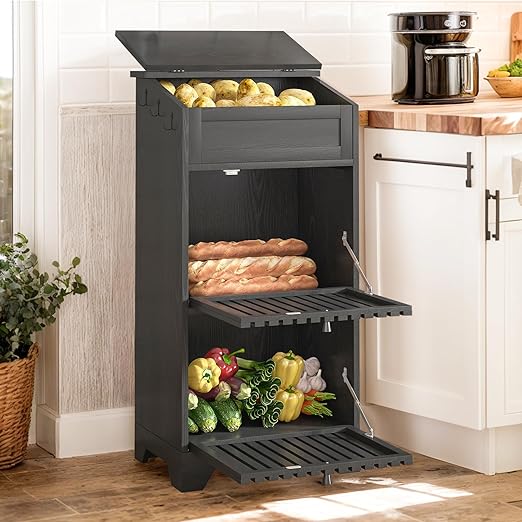 Amazon.com: Xyulmeo Onion and Potato Storage Bin Box, Farmhouse Fruit ...