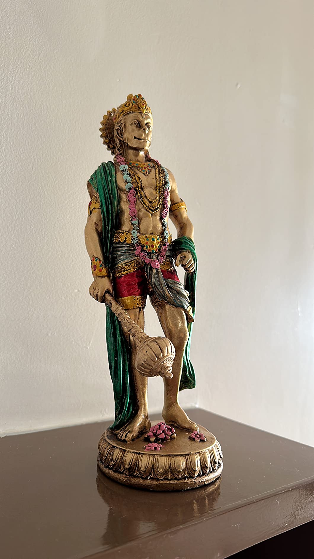 Buy Dattatreya Polyresin Standing Hanuman Idol Hanuman Ji Height 10 ...