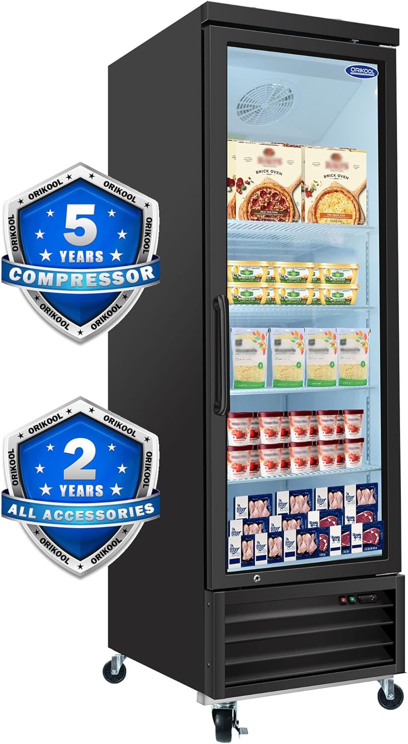 Amazon.com: Commercial Display Merchandiser Freezer with Anti-fog ...
