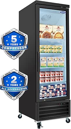 Amazon.com: Commercial Display Merchandiser Freezer with Anti-fog ...