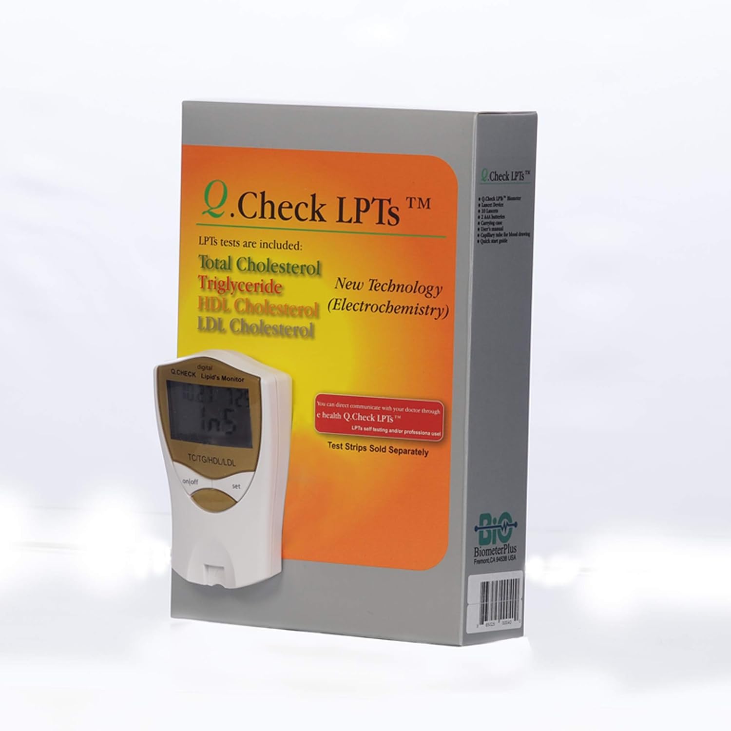 Amazon.com: Helse Q.Check Digital Home Cholesterol Test Meter with ...