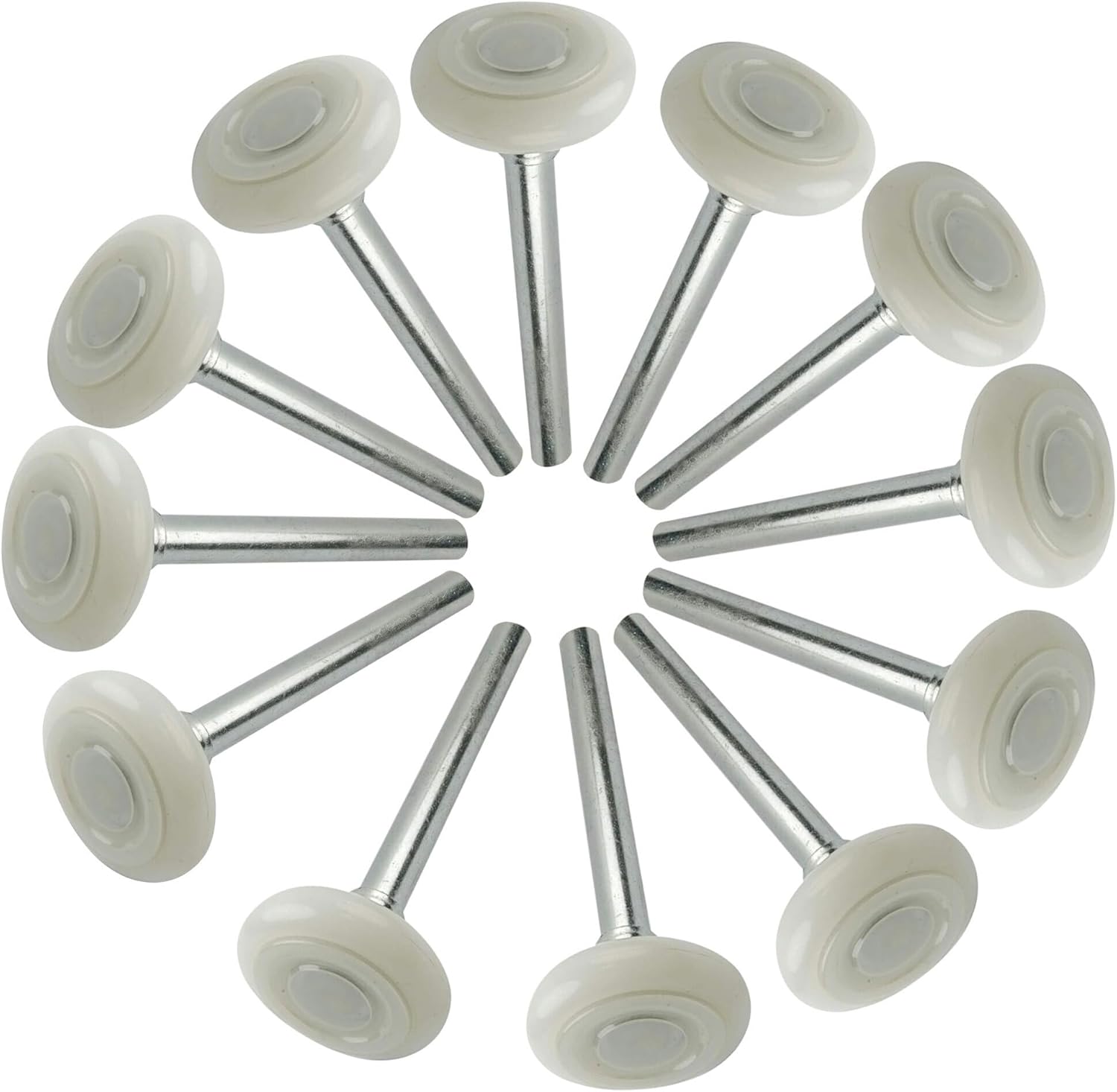 Amazon.com: Litepak Garage Door Roller Wheel (4inch Stem - 12 Pack), 2 ...