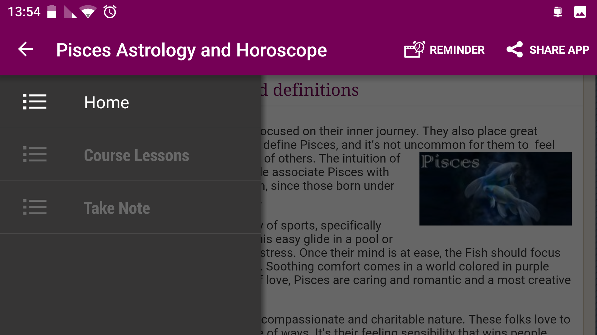 Pisces Astrology and Horoscope - App on Amazon Appstore
