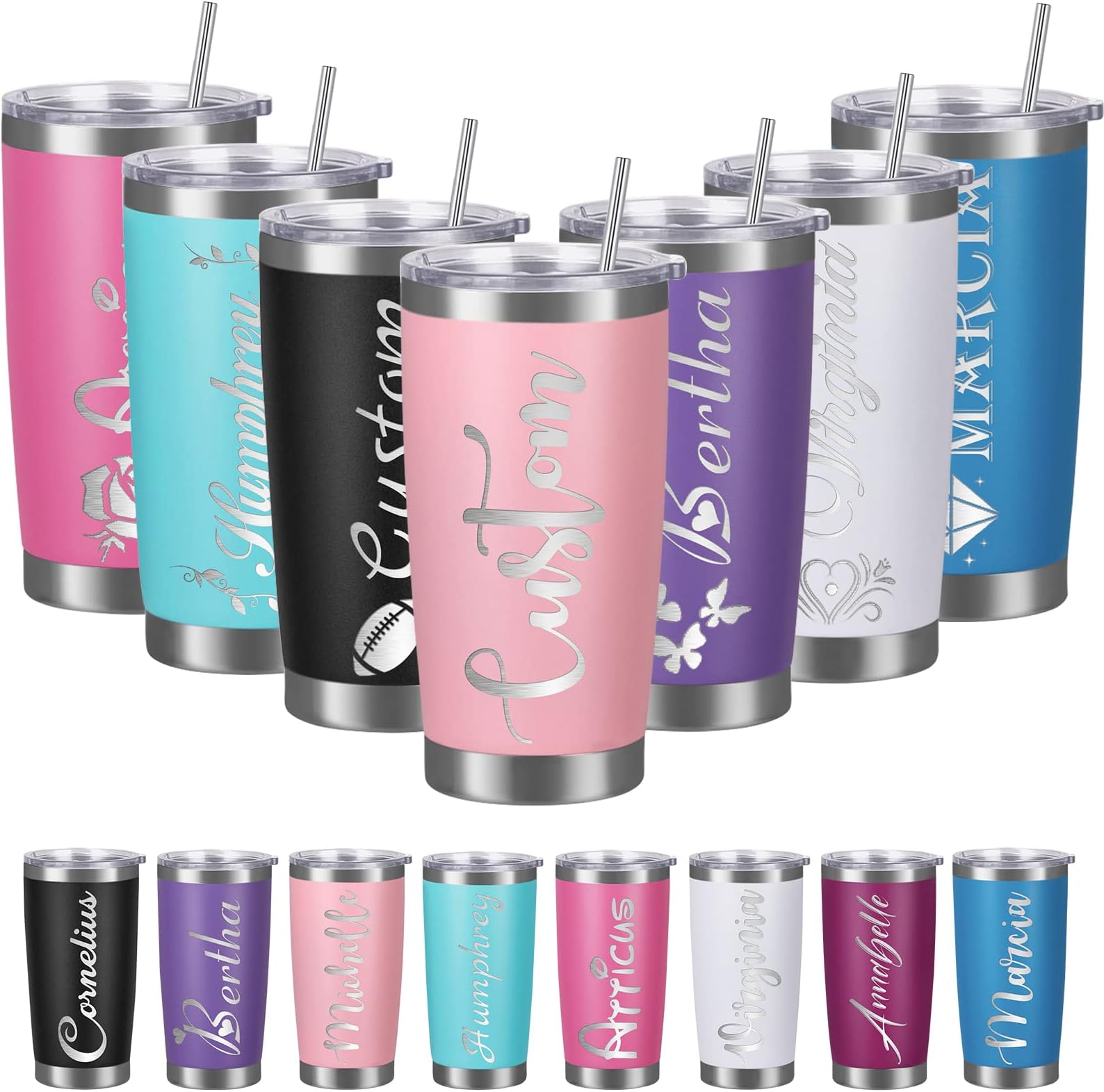 Personalised Travel Mugs for Men Engraved Reusable Personalised Name ...