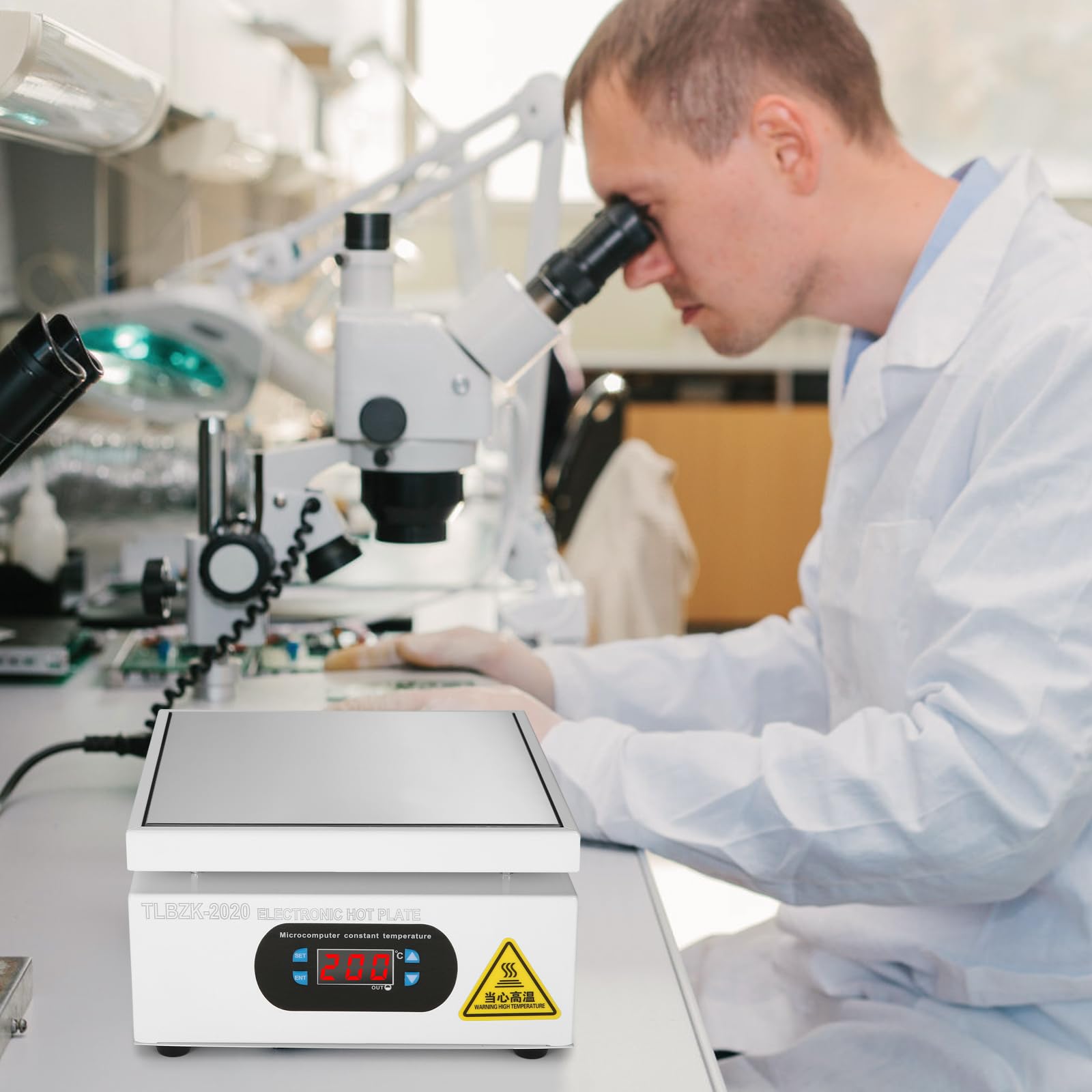 Snapklik.com : TLBZK 700W 110V Soldering Station Hot Plate, LED ...