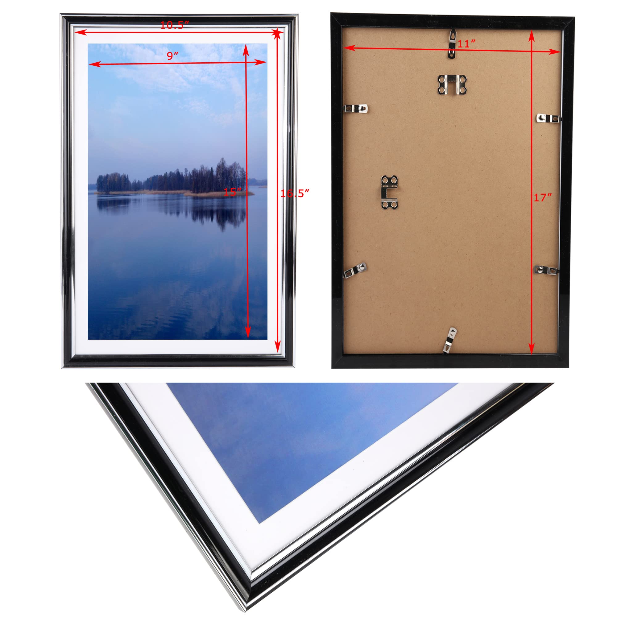 What Size Frame For 11x17 Poster 2 AmPm 11x17 Picture Frame Black