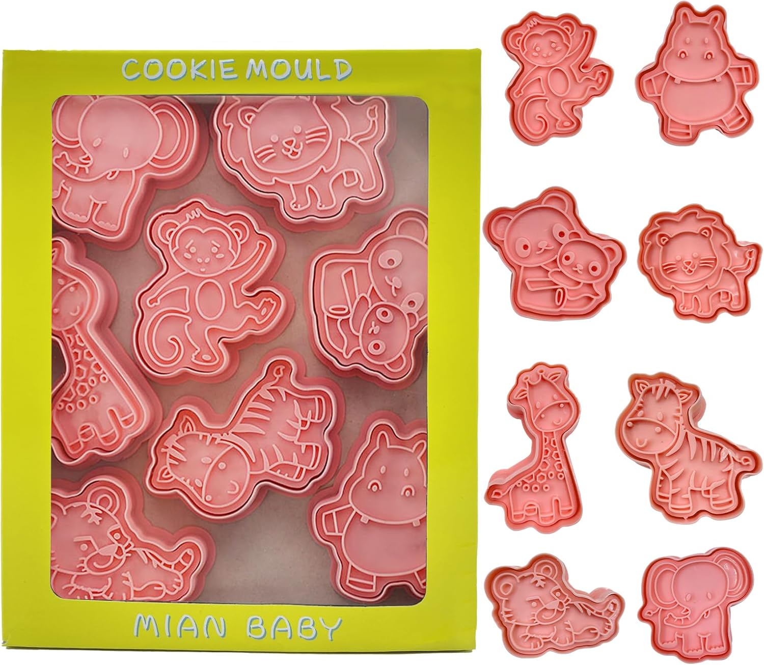 Amazon.com: Forest Animal Cookie Cutters for Kids,Mini Cartoon Cookie ...