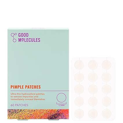 Amazon.com: Good Molecules Pimple Patches 60 Pack - Ultra-Thin ...