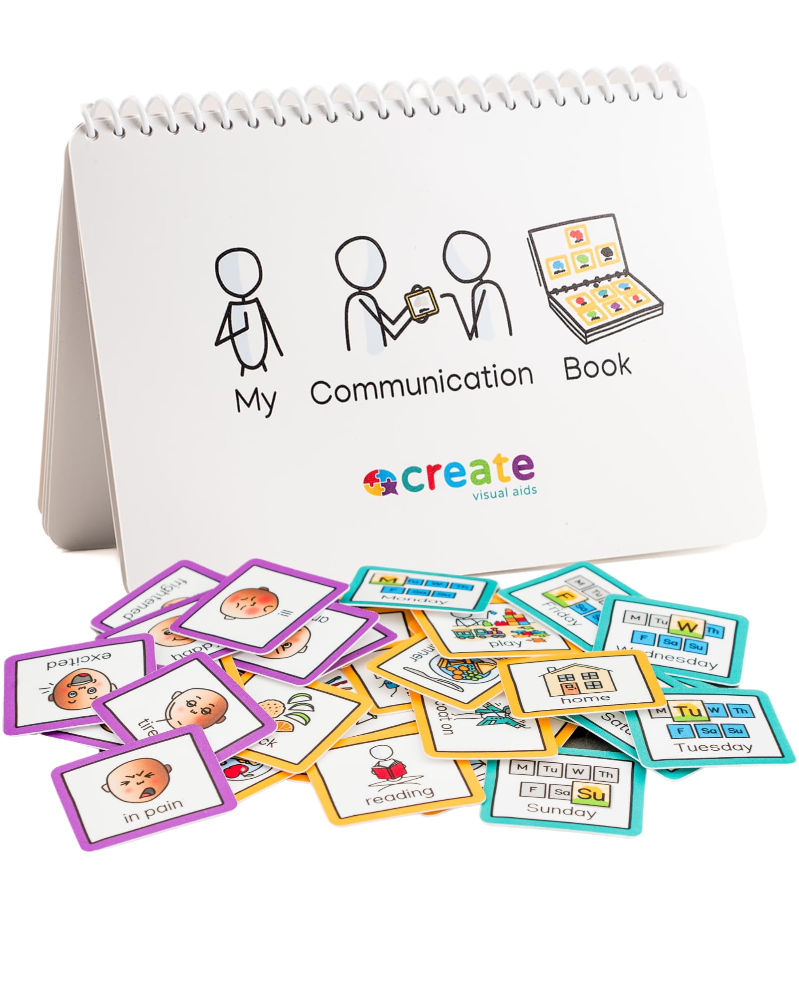 Communication Book with 6 visual communication resources and 34 ...
