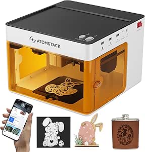 Atomstack P1 Mini Laser Engraving Machine, 5W Diode Laser Cutter ...