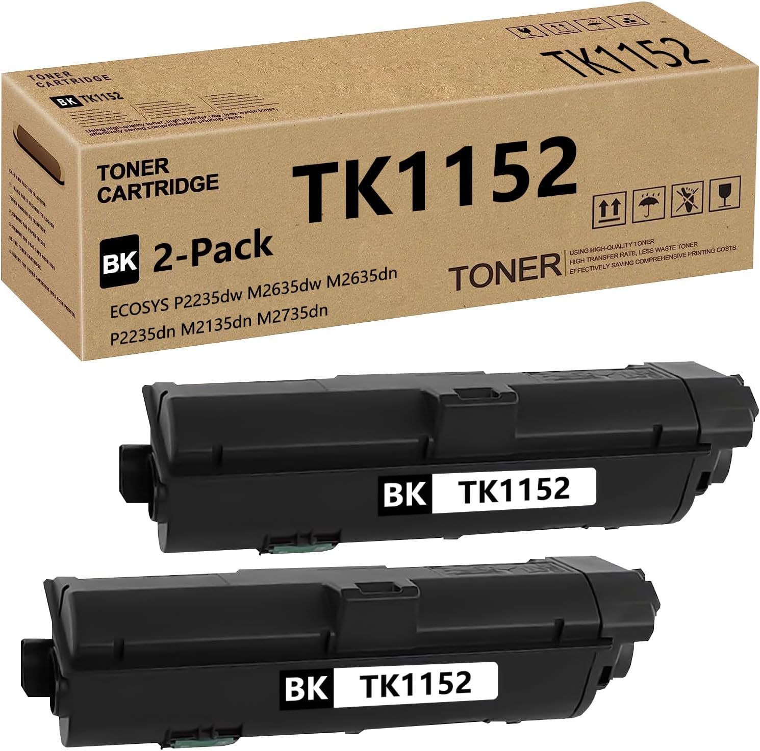 Amazon.com: UEESLH TK 1152 TK1152 Toner Cartridge Replacement for ...