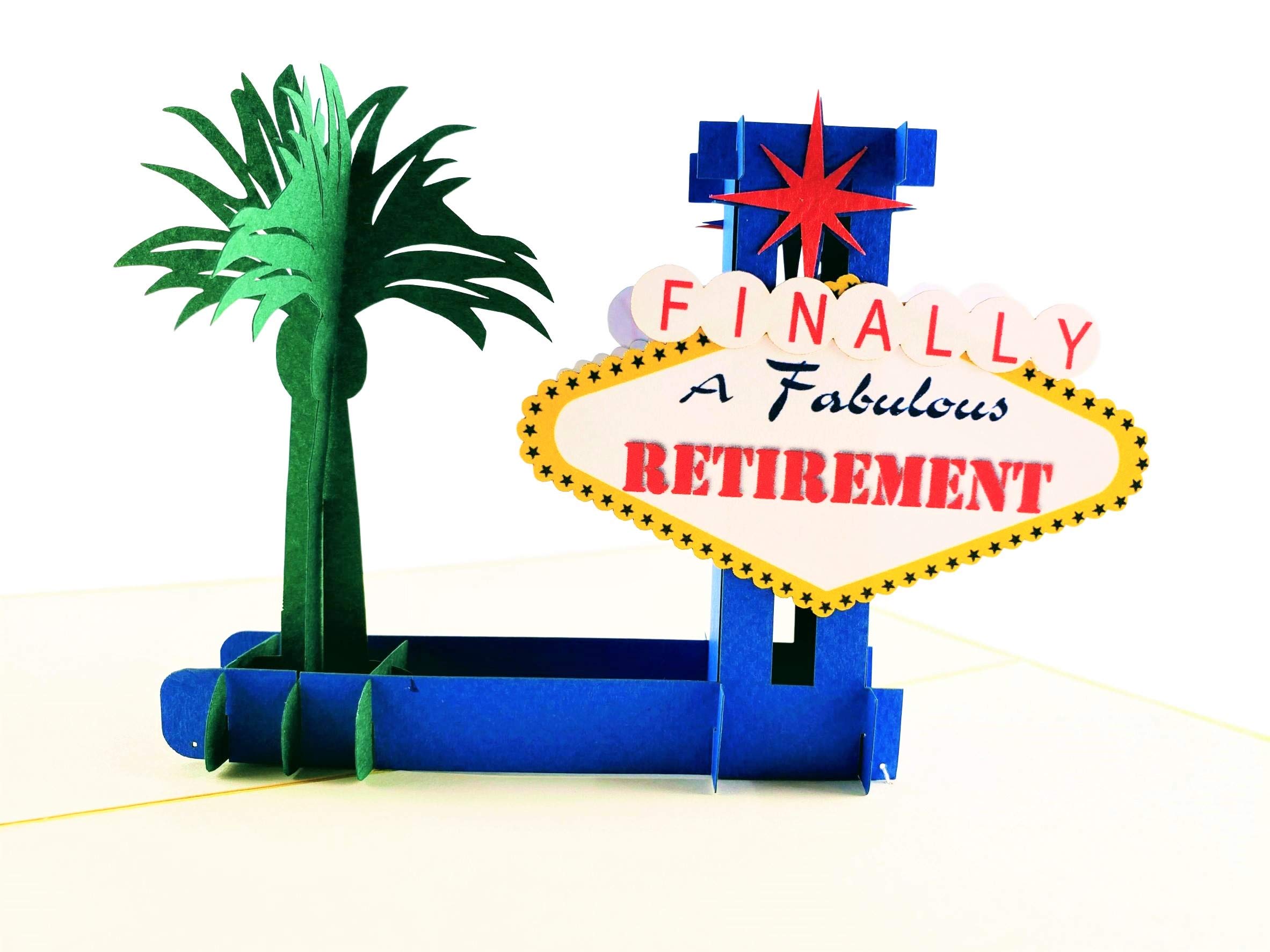 Igifts And Cards Awesome Happy Retirement Las Vegas 3d Pop | Desertcart ...