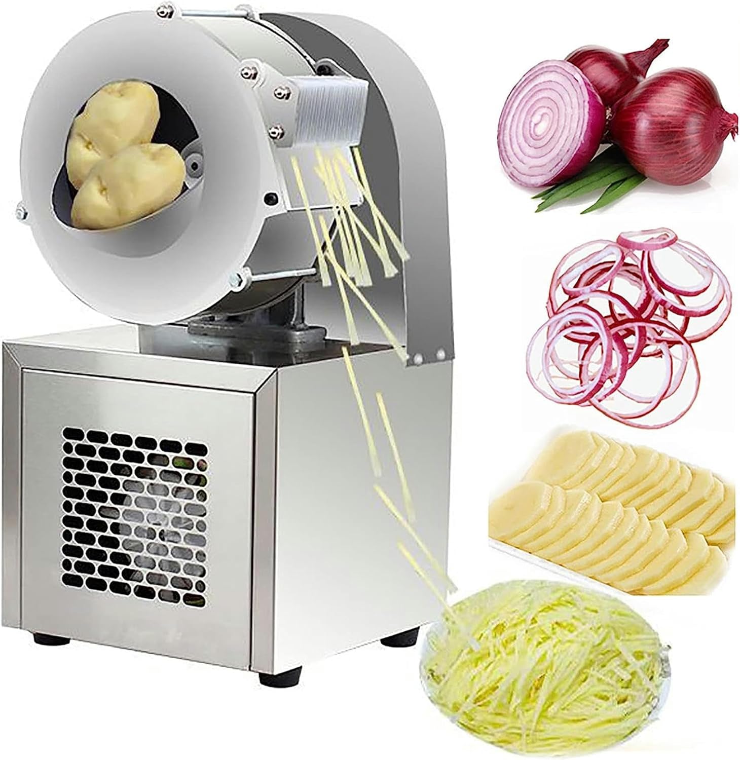 FLTRGO Commercial Electric Potato Carrot Slicer Vegetables Food ...