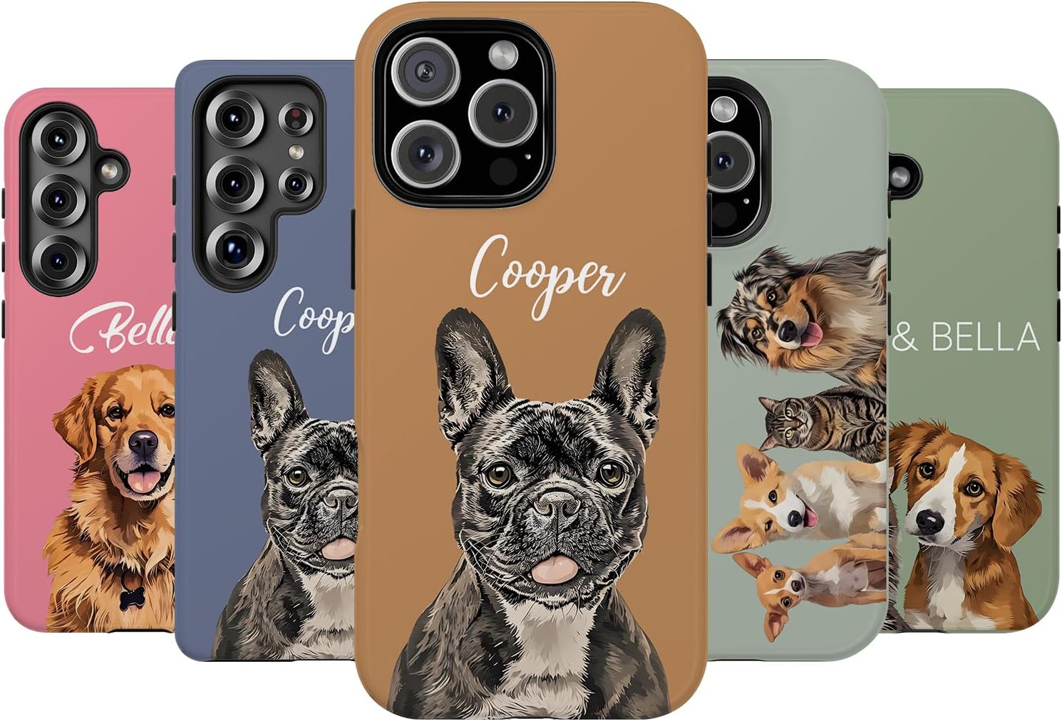 Amazon.com: Personalized Dog Photo Phone Case - Custom Dog Cat Phone ...