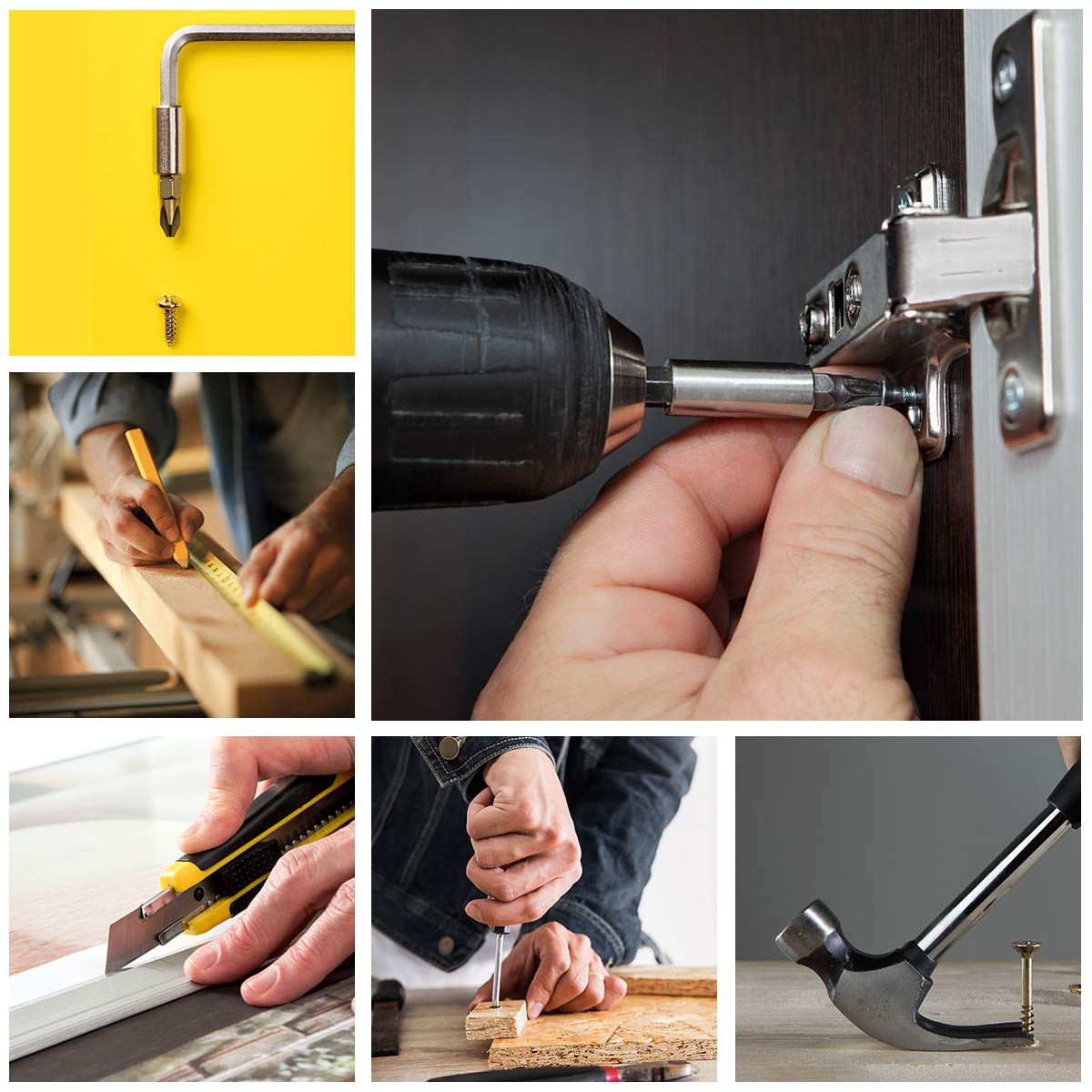 Snapklik.com : COMOWARE 40 Pcs Home Tool Kit - Basic Household Hand ...