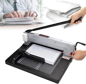 Amazon.com: Industrial Commercial Guillotine Paper Cutter,Heavy Duty ...