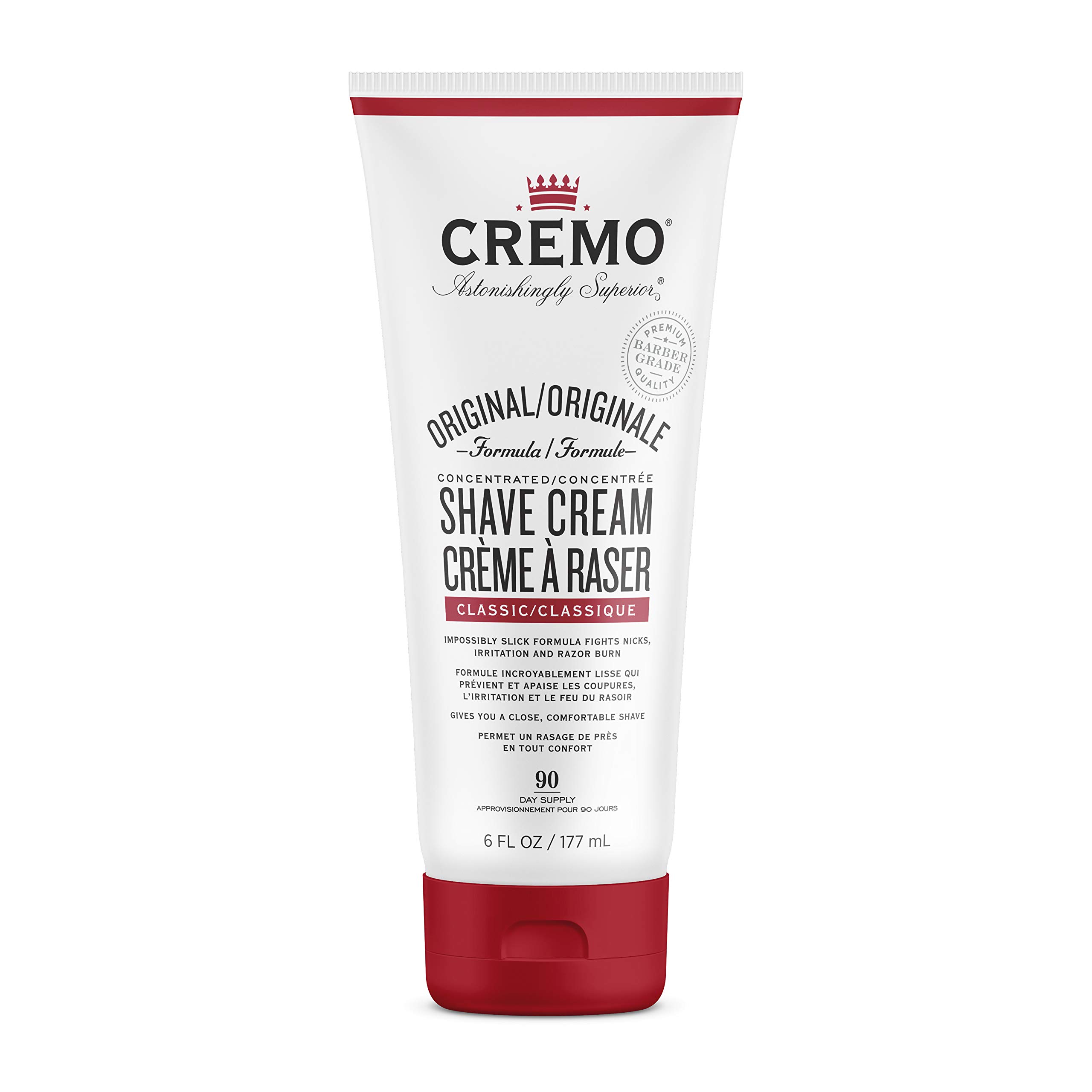 Cremo Original Shave Cream, Smooth Shaving Cream Fights Razor Burn ...