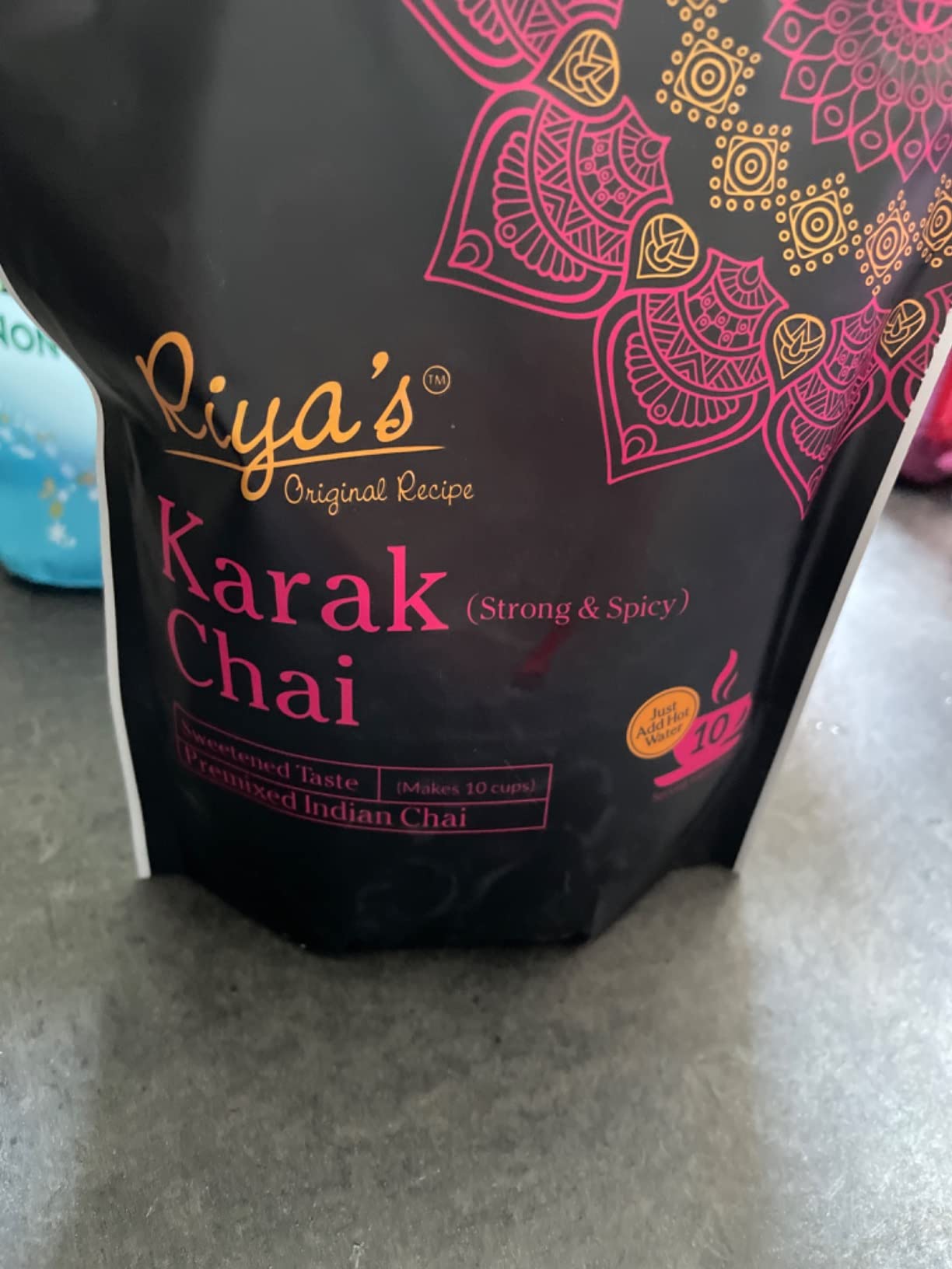 Riya's Original Recipe Indian Chai Powder, Premixed and Sweetened ...