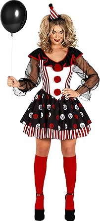 Amazon.com: Morph Scary Clown Costume Womens Halloween Costumes For ...