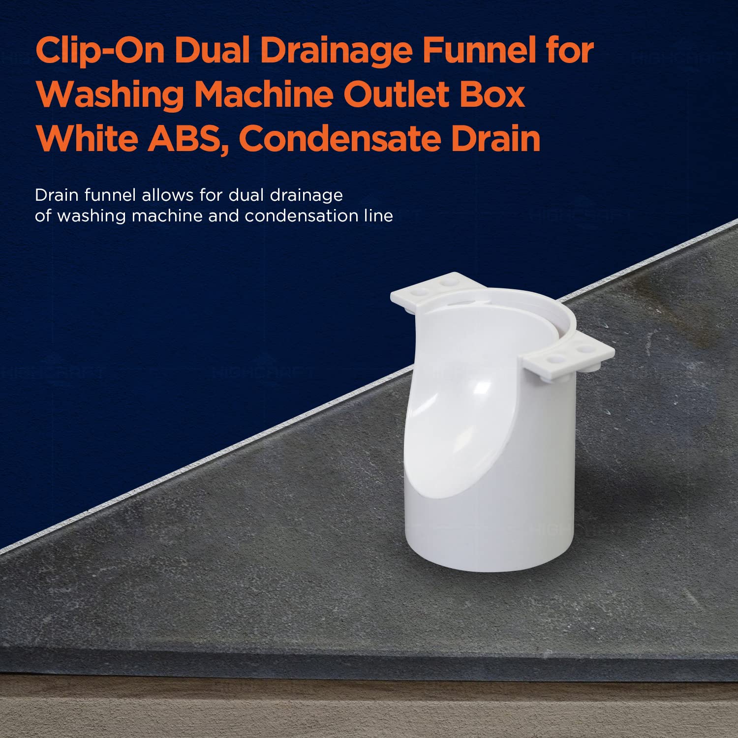Snapklik.com : Highcraft 546GVO Clip-On Dual Drainage Funnel For ...