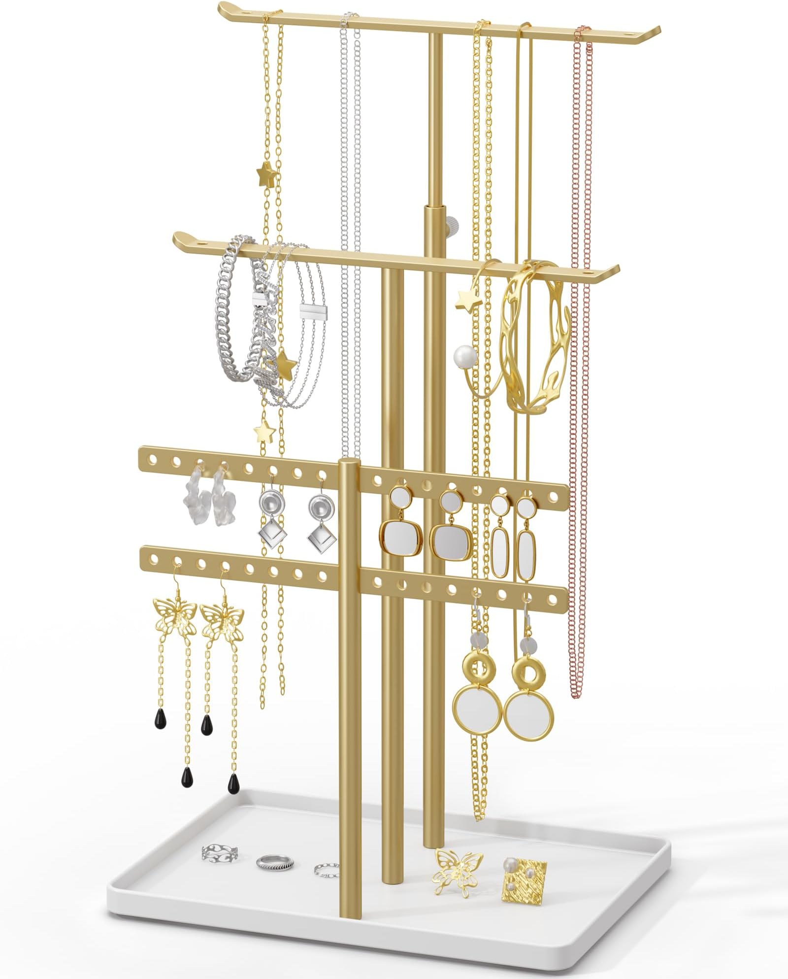 Amazon.com: susswiff Jewelry Holder Organizer Stand - Adjustable ...