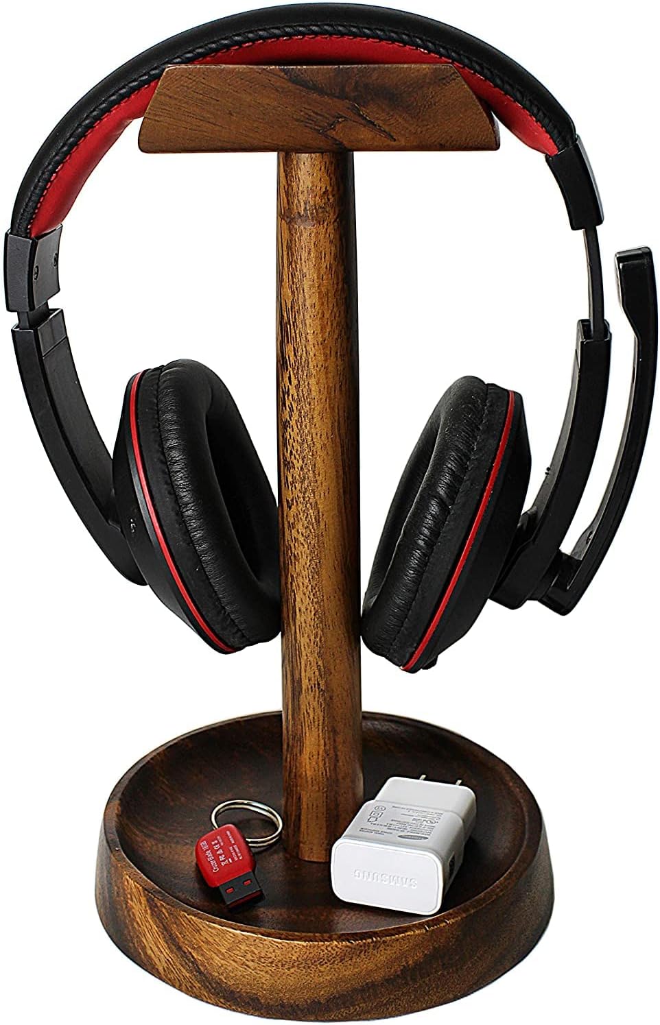 Tilted Nation Rgb Gaming Headset Stand - 3 In 1 Pink Head Stand With ...