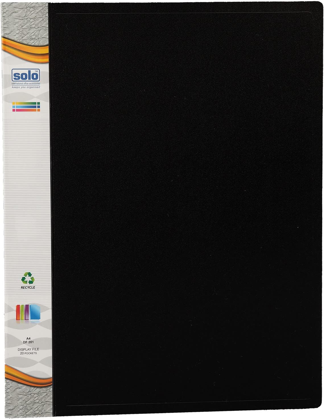 Display Book File Folder A4 Size 40 Pockets (Pack of 1 Pcs) (Multicolor ...